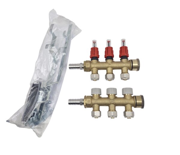 Dieselheat - 3 Circuit Hydronic Manifold Kit - PEX