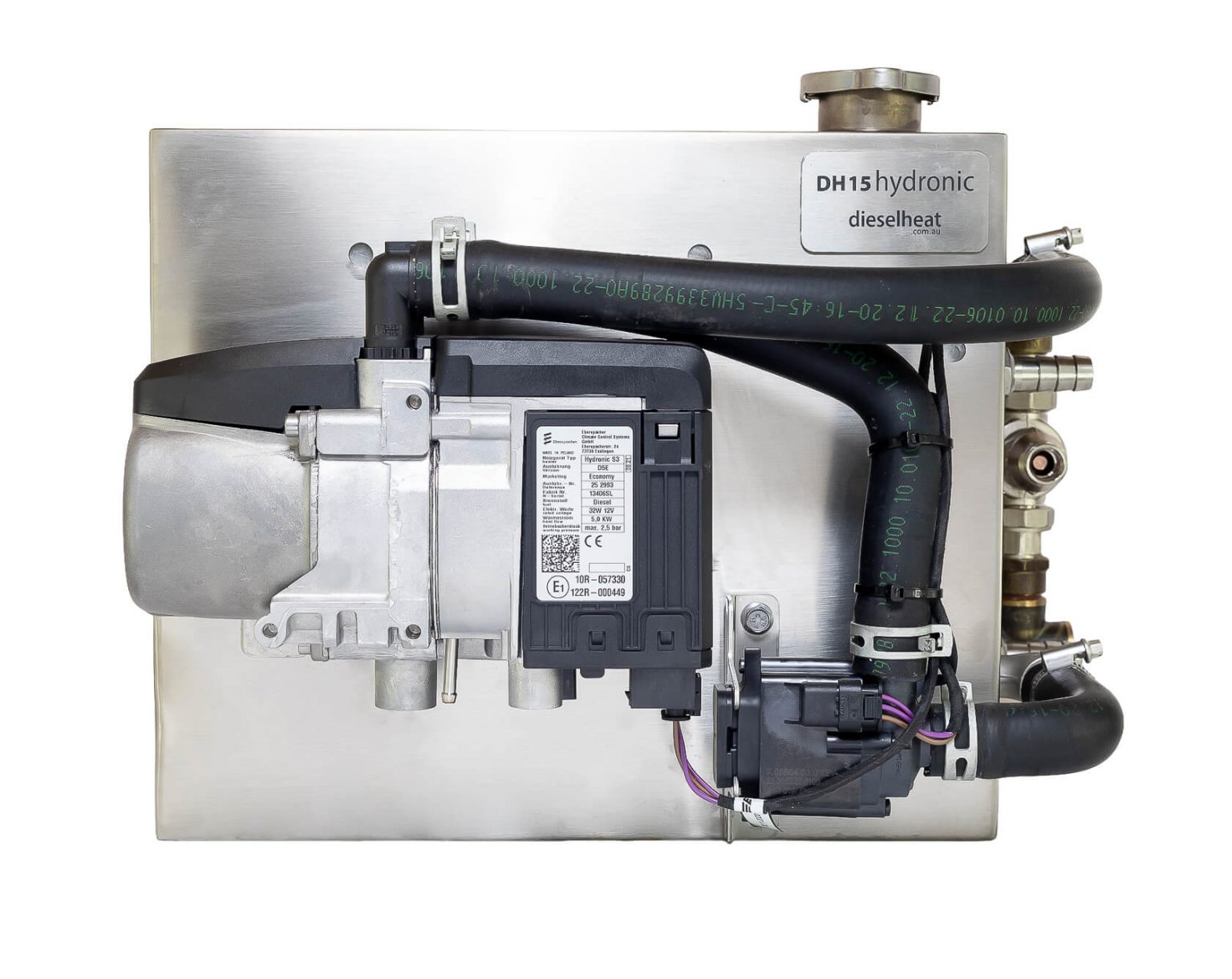 Dieselheat - DH15 Hydronic Diesel Hot Water System with Eberspacher D5E ...