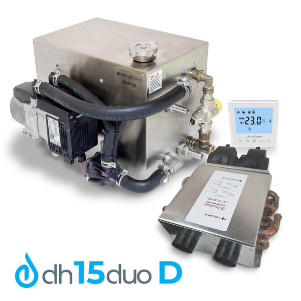 Dieselheat - DH15Duo D: DH15 Hydronic Hot Water with Eberspacher ...