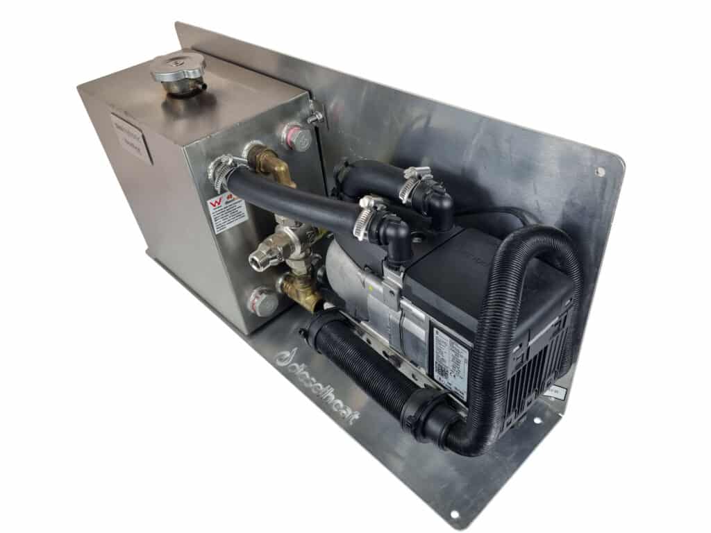 Dieselheat - DH9 Hydronic Diesel Hot Water System with D5E HS3 Eberspacher Furnace - ASSEMBLED ...