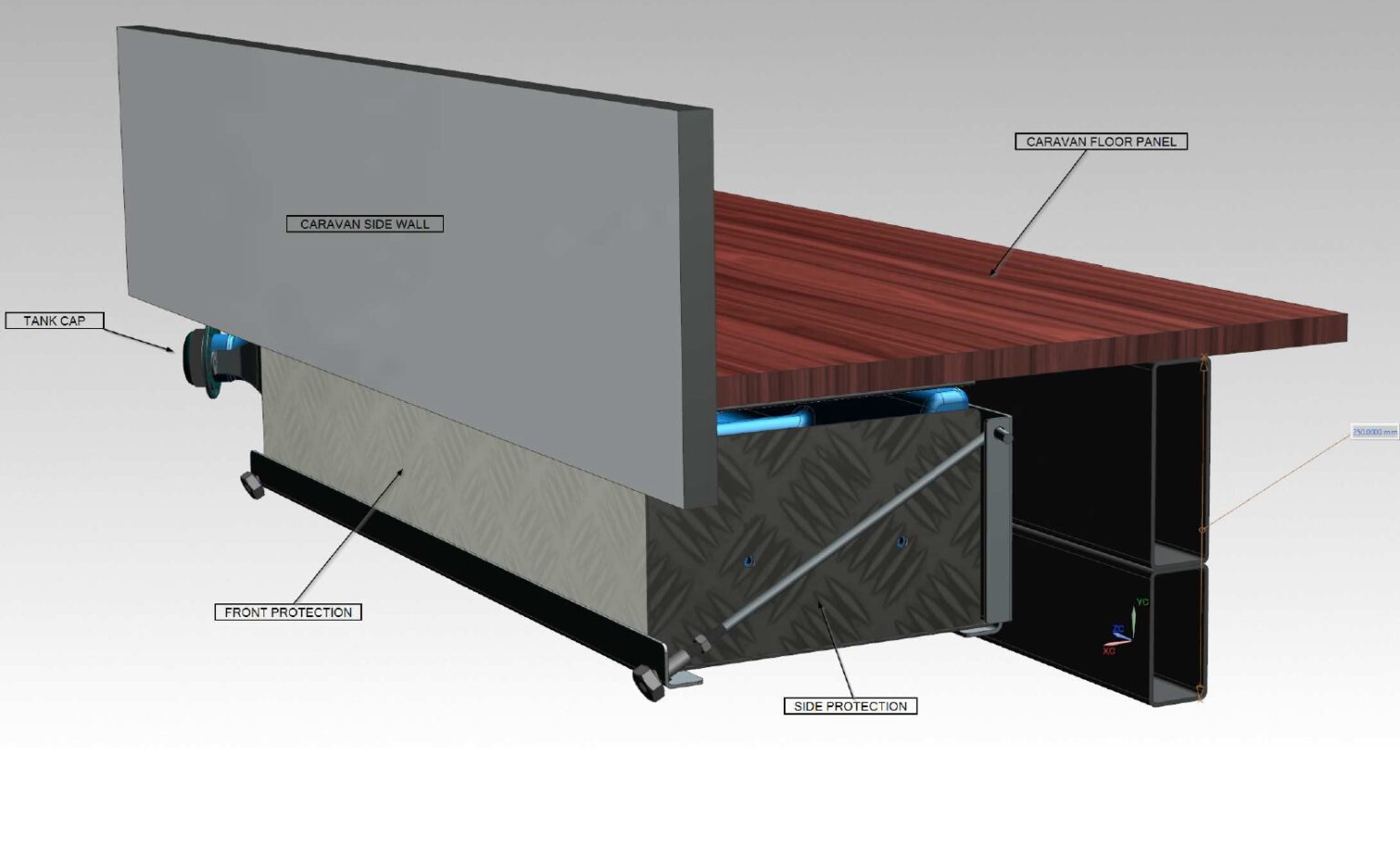 Dieselheat - Diesel Heater 15L Underfloor Fuel Tank