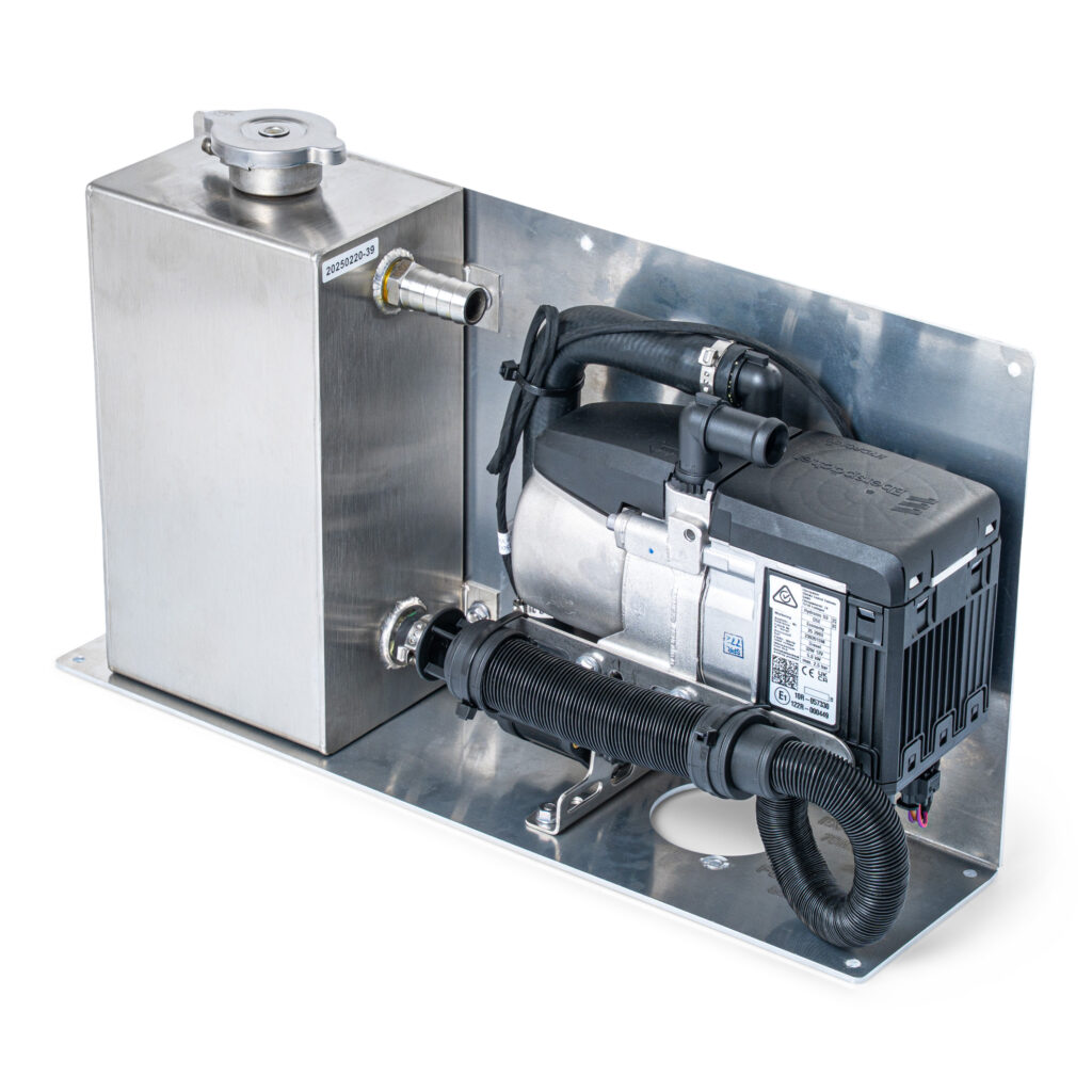 Dieselheat - DH22 E-Solar: 240V/12V Electric Solar Hot Water With ...