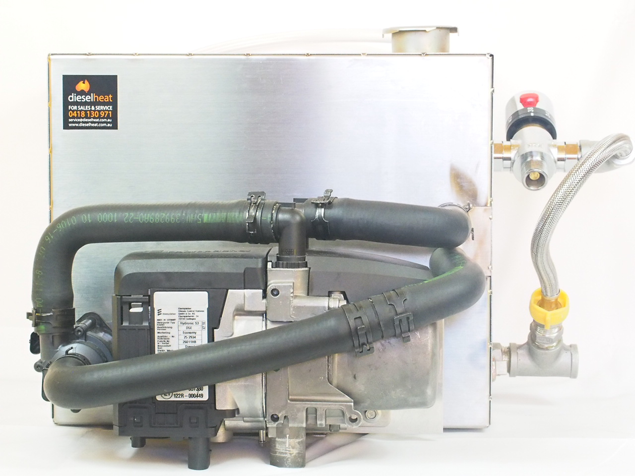 Dieselheat - DH12 Hydronic Diesel Hot Water System with D5E HS3 ...