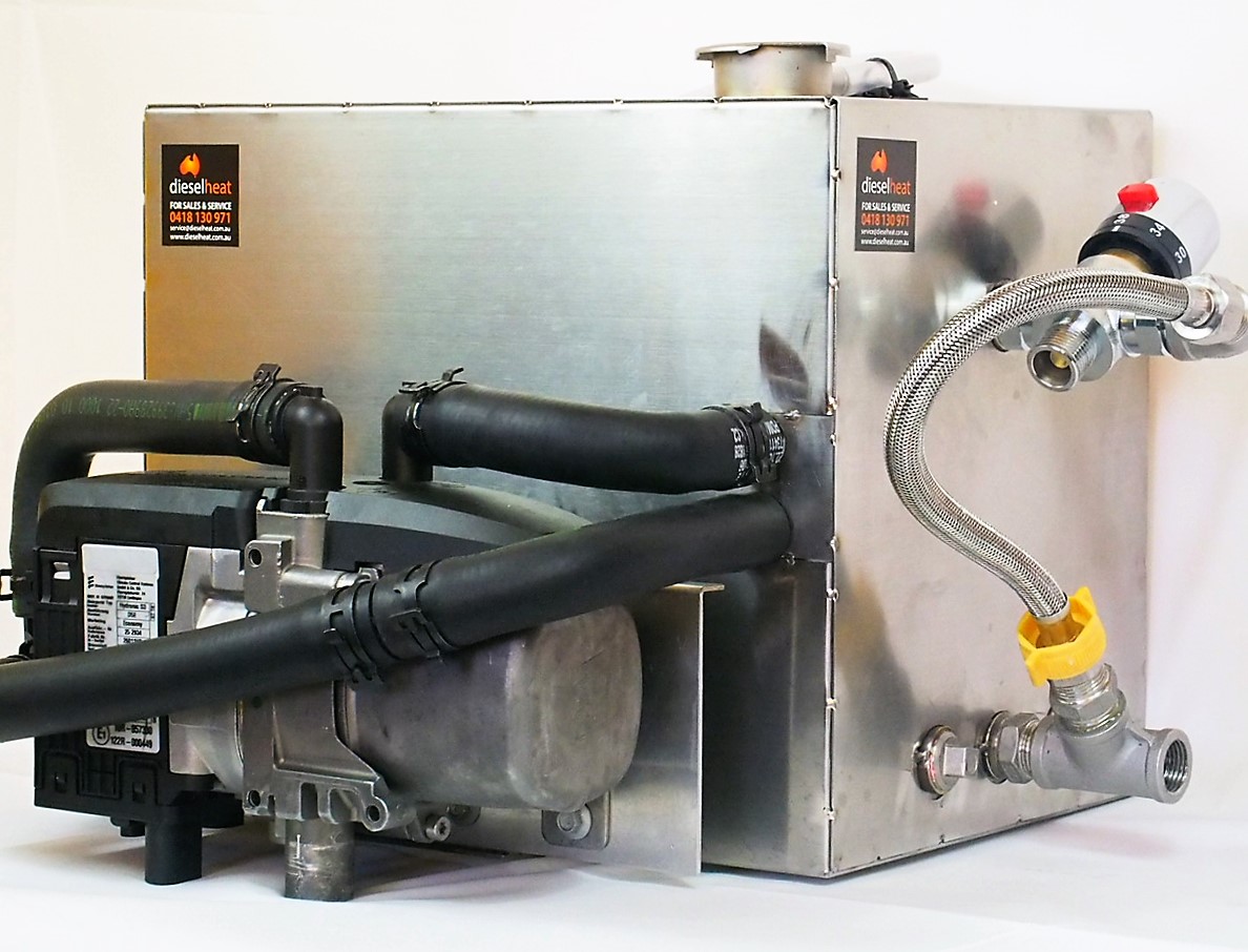 Dieselheat - DH12 Hydronic Diesel Hot Water System with D5E HS3 Eberspacher Furnace