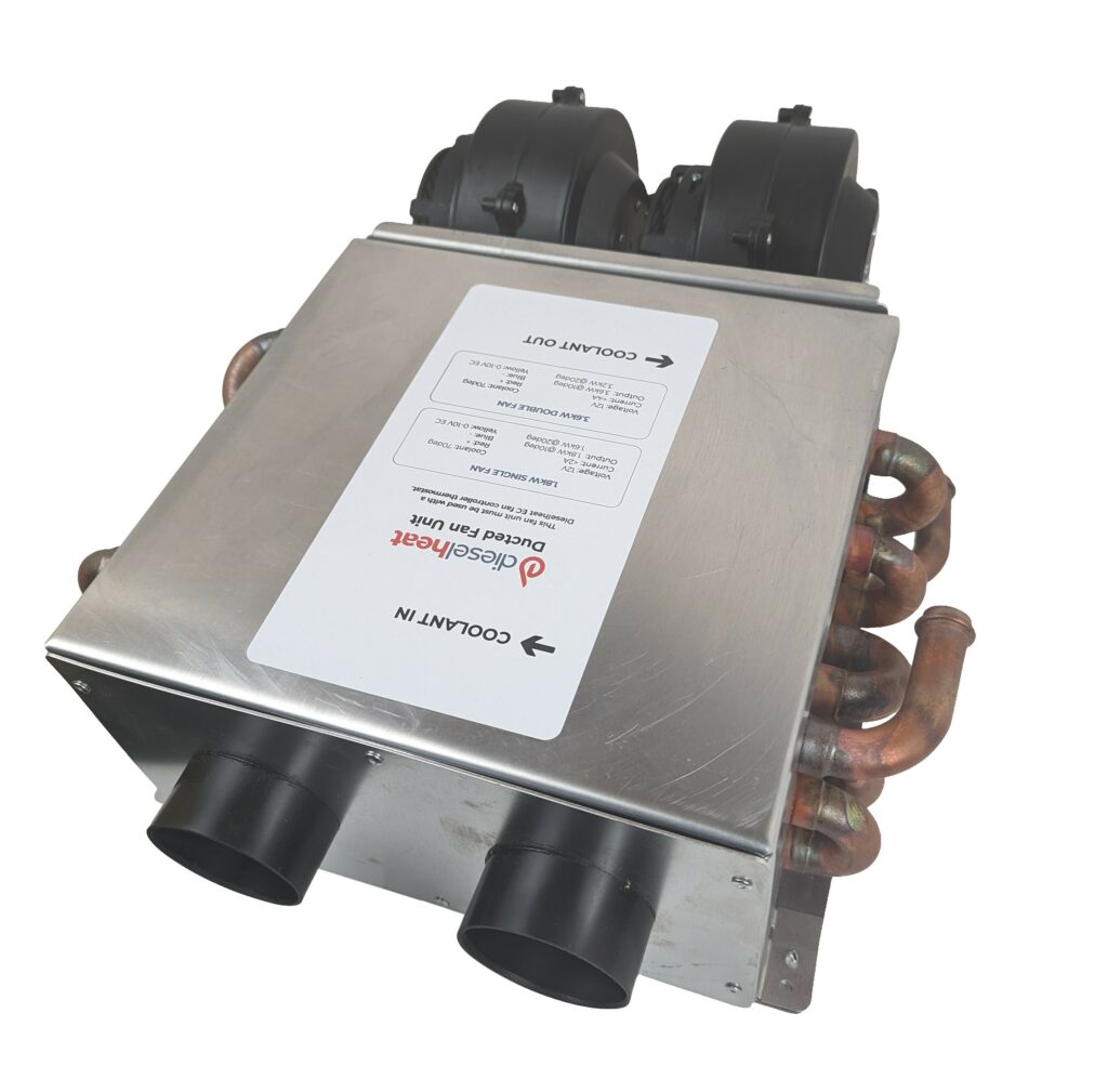 Dieselheat - Dieselheat 3.6kW Ducted Fan Heater and Room Thermostat for ...