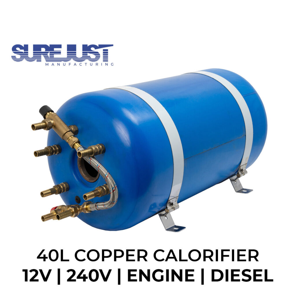 Dieselheat - SureCal Twin Coil Marine Calorifier - 40L
