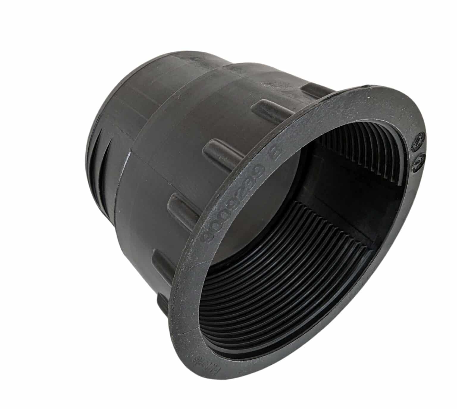 Dieselheat - Webasto 60mm 90 Deg (Straight) Non-Closable Vent Black